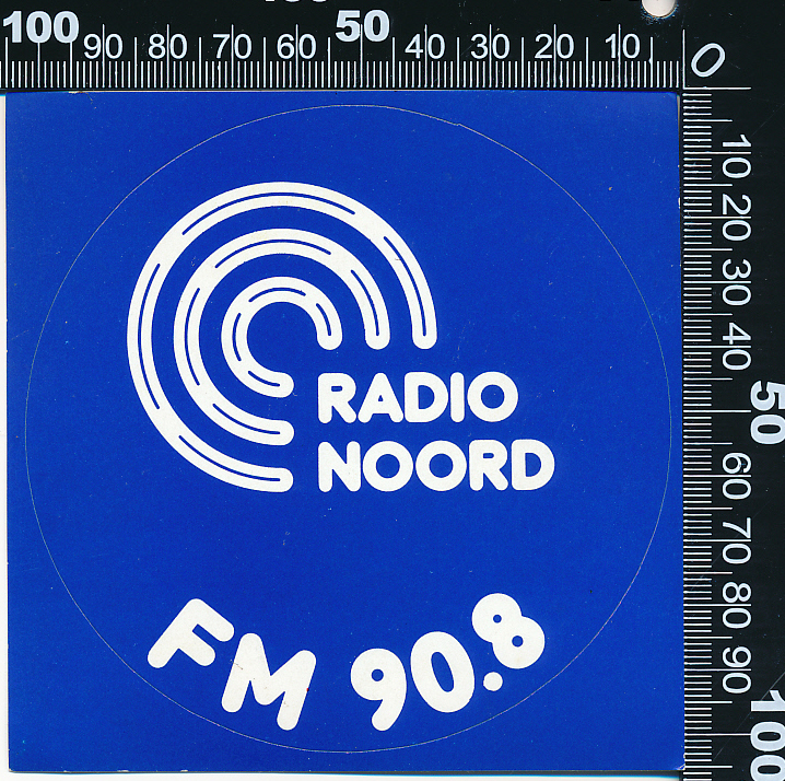 Radio Noord - FM 90-8 (Blauw)